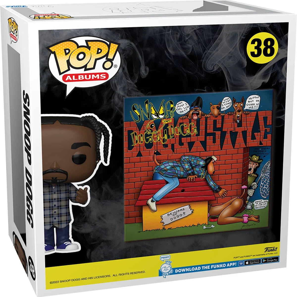 IN STOCK! Snoop Dogg Doggystyle Pop! Album Figure with Case| Stone ...